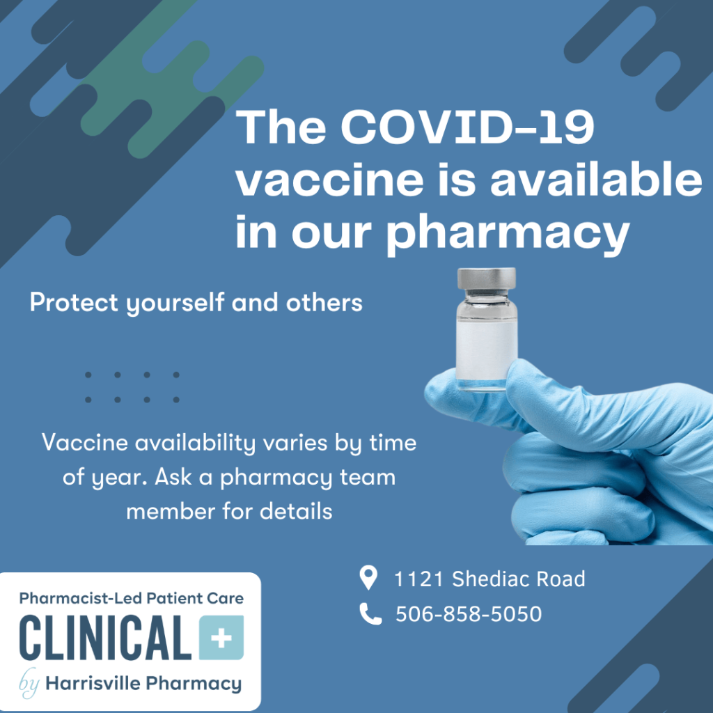 COVID, Flu, and Common Injections - Harrisville Pharmacy, Moncton